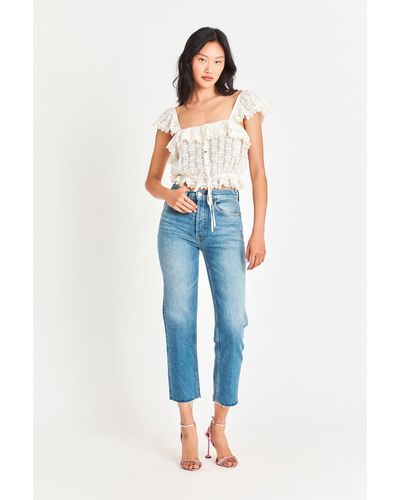 Blue LoveShackFancy Jeans for Women | Lyst