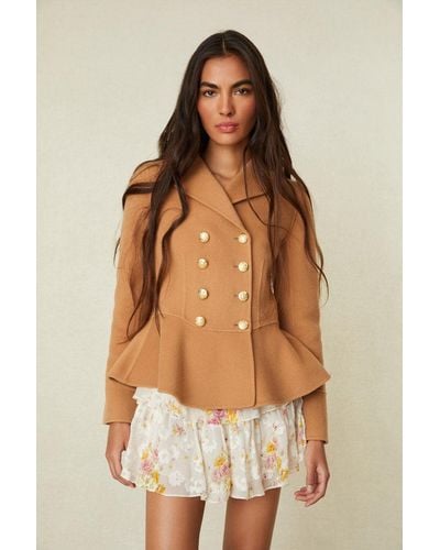Natural LoveShackFancy Jackets for Women | Lyst