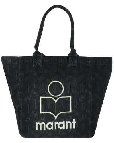 Black Isabel Marant Beach bag tote and straw bags for Women | Lyst