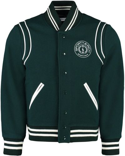 Green Sporty & Rich Jackets for Women | Lyst