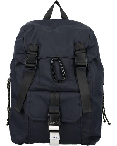 Blue A.P.C. Backpacks for Men | Lyst