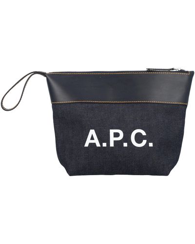 Blue A.P.C. Pouches and wristlets for Men | Lyst