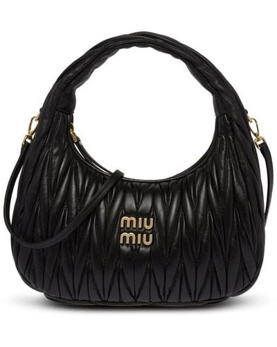 Black Miu Miu Hobo bags and purses for Women | Lyst