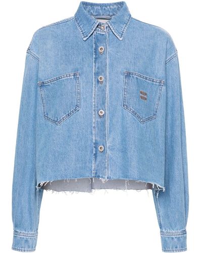 Blue Miu Miu Jackets for Women | Lyst