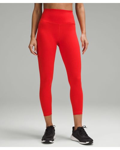 Red lululemon Pants for Women | Lyst
