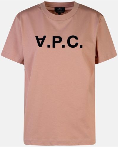Pink A.P.C. Tops for Women | Lyst