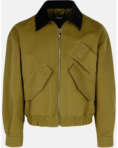Green Versace Jackets for Men | Lyst