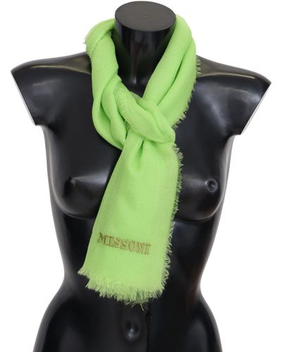 Green Missoni Scarves and mufflers for Women | Lyst
