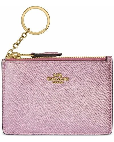 Pink COACH Wallets and cardholders for Women | Lyst