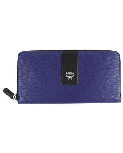 Blue MCM Wallets and cardholders for Men | Lyst