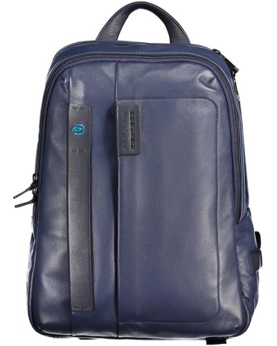 Blue Leather Backpacks for Men - Up to 71% off | Lyst