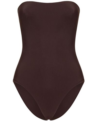 Brown Lido Beachwear and swimwear outfits for Women | Lyst