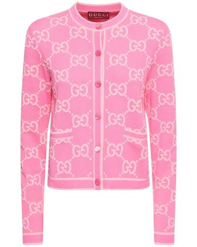 Pink Gucci Knitwear for Women | Lyst