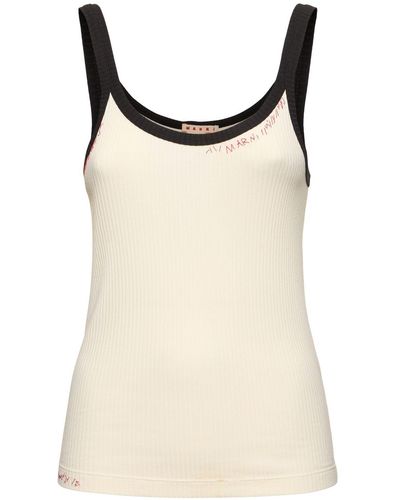 Marni Ribbed Tops for Women | Lyst