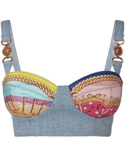 Blue Versace Lingerie for Women | Lyst