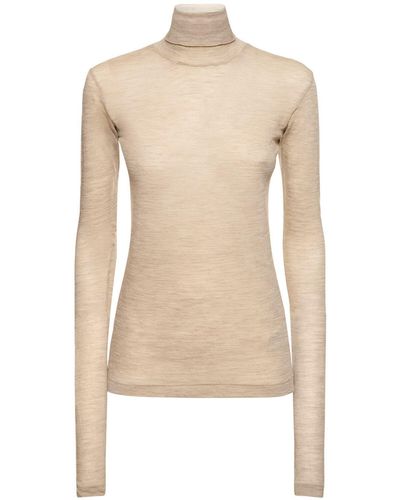 Natural AURALEE Tops for Women | Lyst