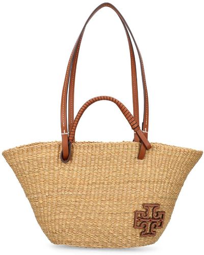 Brown Tory Burch Beach bag tote and straw bags for Women | Lyst