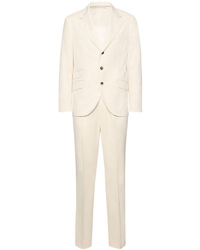 Natural Brunello Cucinelli Suits for Men | Lyst