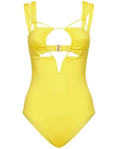 Yellow One-piece swimsuits and bathing suits for Women | Lyst - Page 6