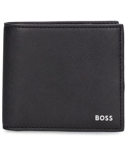 Black BOSS Wallets and cardholders for Men | Lyst
