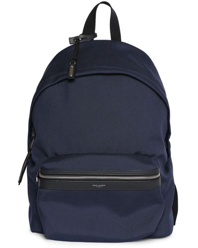 Blue Leather Backpacks for Men - Up to 71% off | Lyst