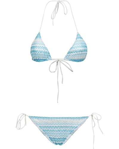 Light Blue Bikinis and bathing suits for Women | Lyst