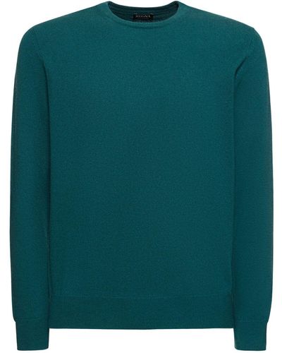 Green Zegna Sweaters and knitwear for Men | Lyst