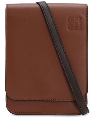 Brown Loewe Pouches and wristlets for Men | Lyst
