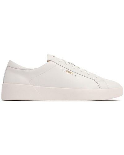White BOSS Sneakers for Men | Lyst