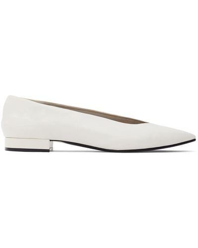 White Loro Piana Flats and flat shoes for Women | Lyst
