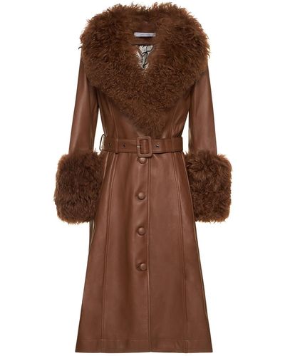 Brown Saks Potts Coats for Women | Lyst