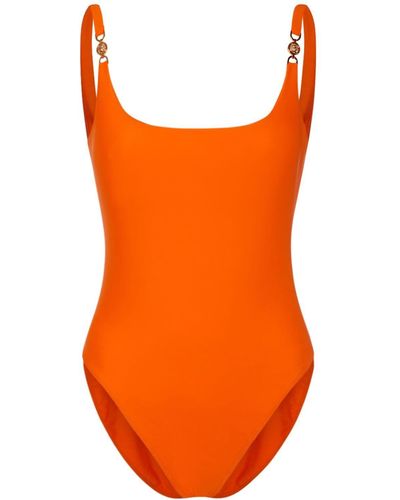 Orange Versace Beachwear and swimwear outfits for Women | Lyst
