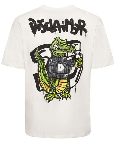 White DISCLAIMER Clothing for Men | Lyst