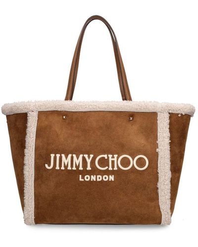 Brown Jimmy Choo Tote bags for Women | Lyst