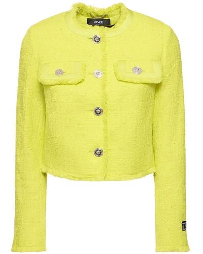 Yellow Versace Jackets for Women | Lyst