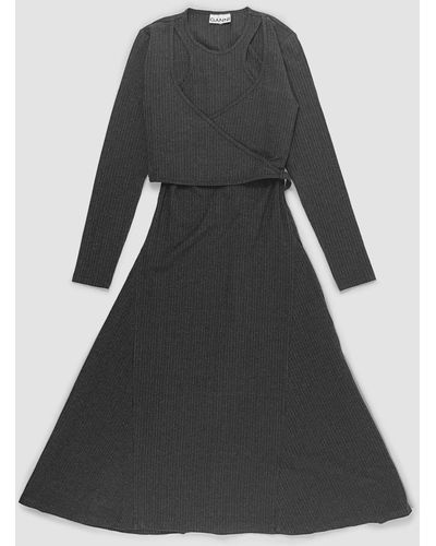 Black Ganni Dresses for Women | Lyst