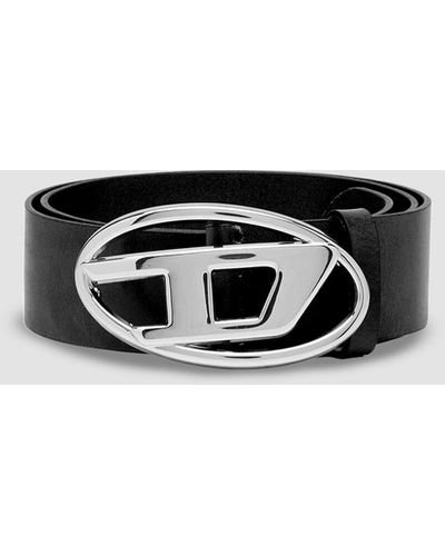 Black DIESEL Belts for Women | Lyst