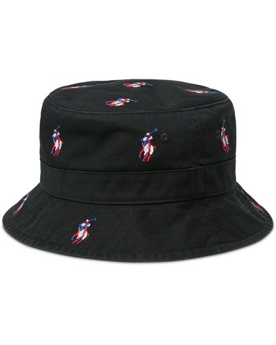 Black Polo Ralph Lauren Hats for Men | Lyst