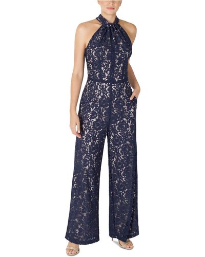 Blue Julia Jordan Jumpsuits and rompers for Women | Lyst