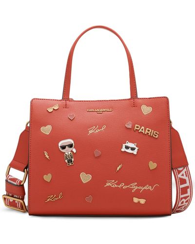Red Karl Lagerfeld Bags for Women | Lyst