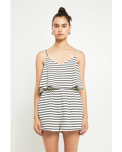 White Grey Lab Jumpsuits and rompers for Women | Lyst