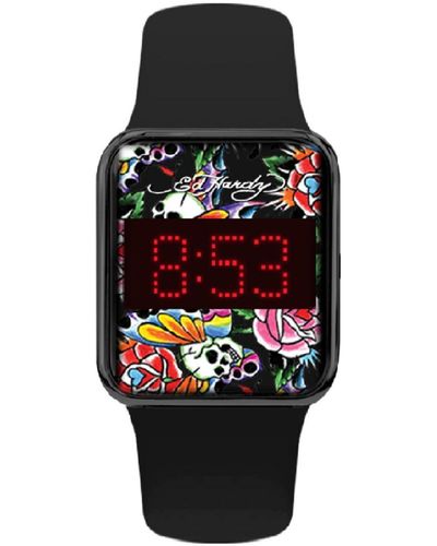 Black Ed Hardy Watches for Men | Lyst