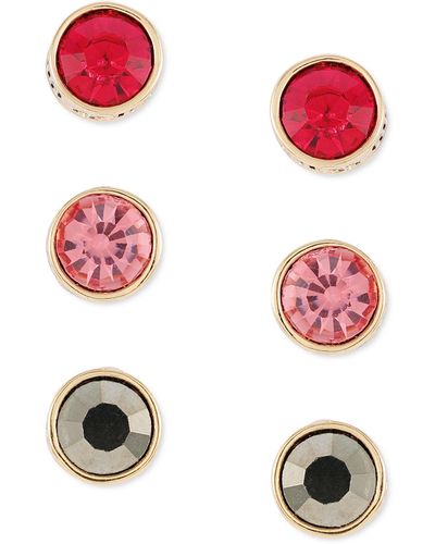 Pink Guess Earrings and ear cuffs for Women | Lyst