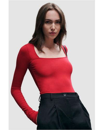 Red MARCELLA Tops for Women | Lyst