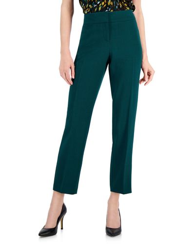 Green Kasper Pants for Women | Lyst