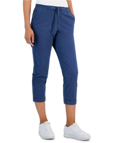 Blue Style & Co. Pants, Slacks and Chinos for Women | Lyst