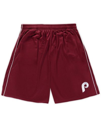 Red Profile Shorts For Men Lyst