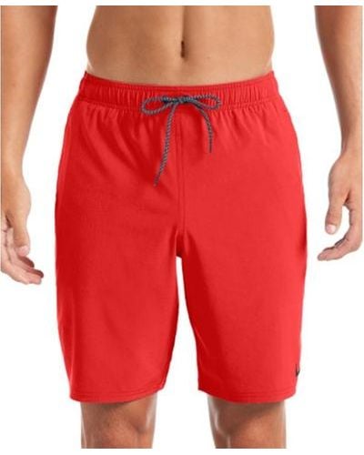 Red Nike Beachwear and Swimwear for Men | Lyst