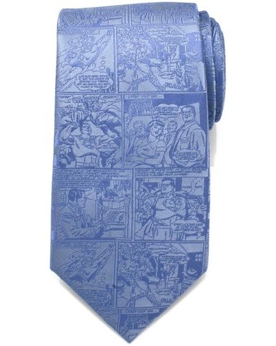 Blue Dc Comics Ties for Men | Lyst