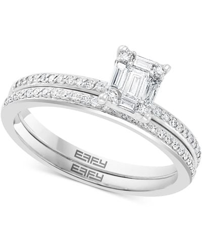 Effy Emerald Diamond Rings for Women - Up to 70% off | Lyst